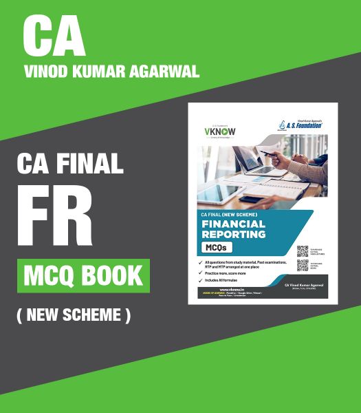 VKNOW. CA Final FR MCQ E-book ( New Scheme ) by CA Vinod Kumar Agarwal Sir