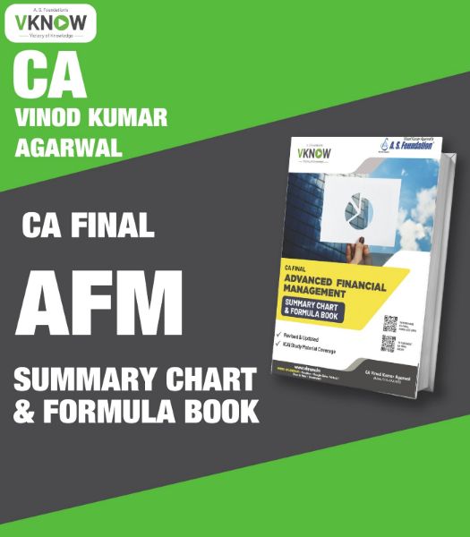 VKNOW. CA FINAL ACCOUNTING FINANCIAL MANAGEMENT SUMMARY CHART BOOK by ...
